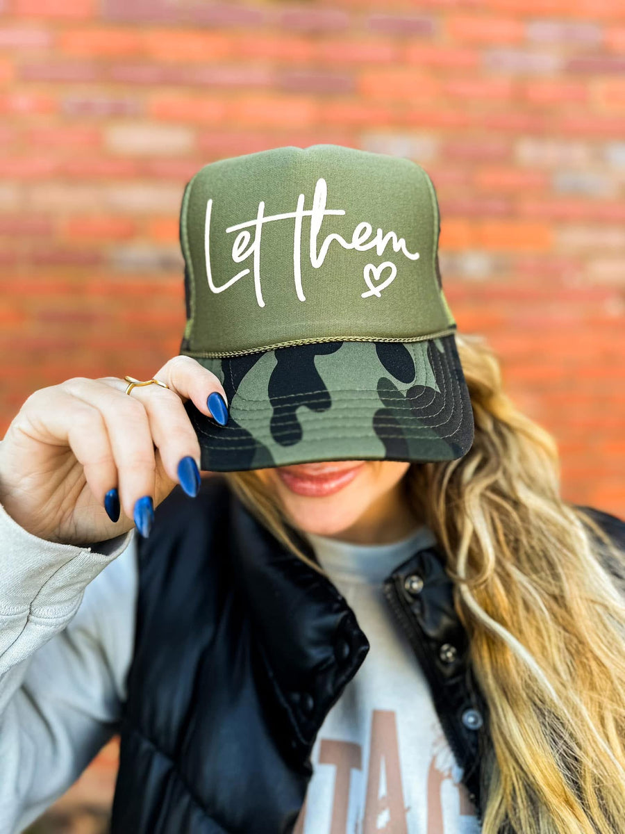“Let Them” Trucker Hat – The Daisy Lou Boutique